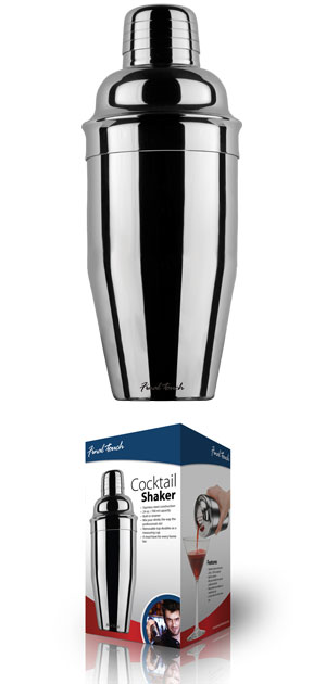 Stainless Steel Cocktail Shaker - FTA1832 | Wine Cave