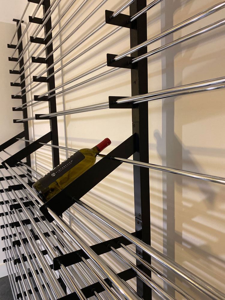 Evolution Wine Wall Post 10s (solid frame) | Wine Cave