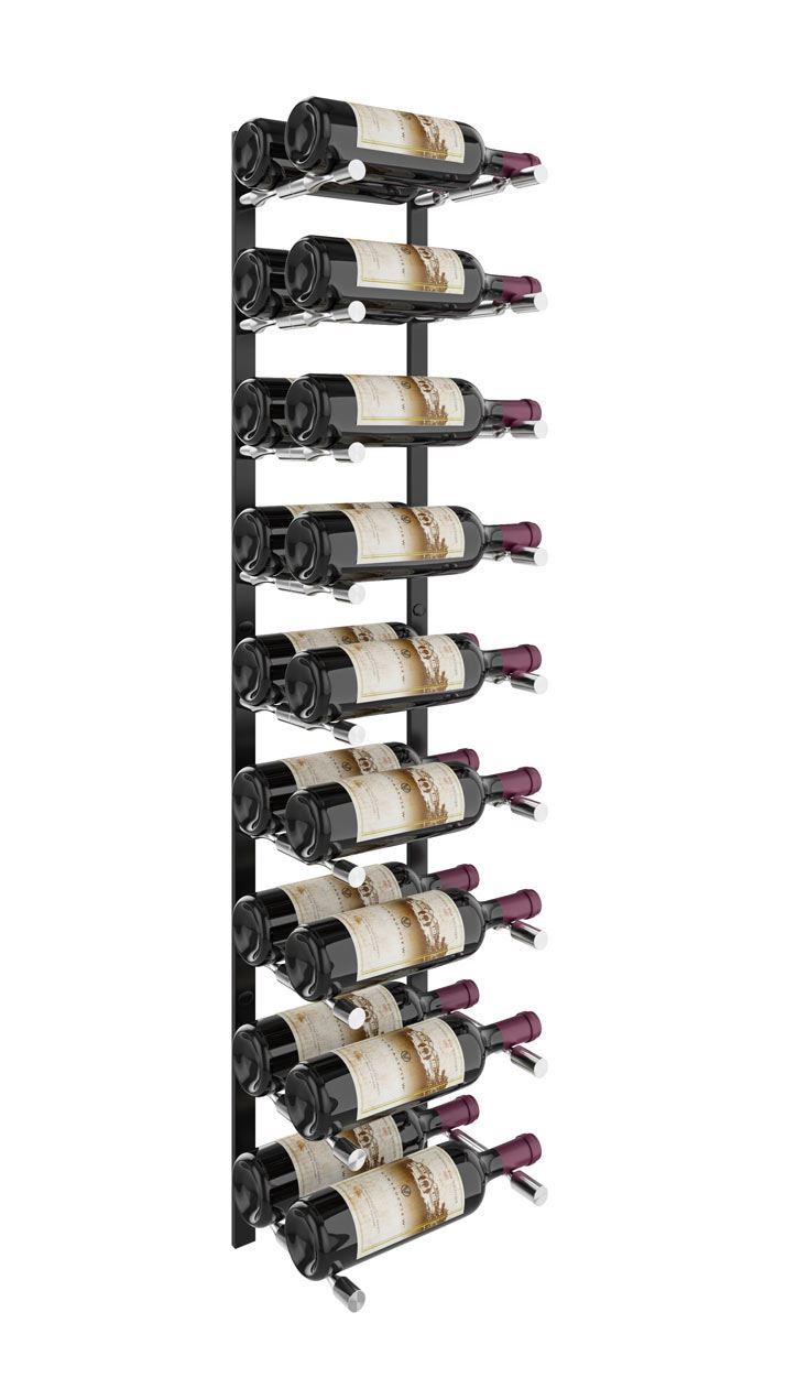 Vino Pins Flex Wall Mounted Metal Wine Rack system | Wine Cave