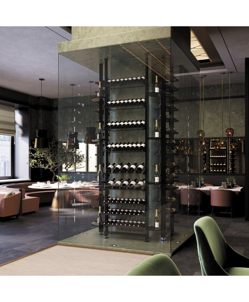 Modulo-X wine rack by EuroCave - 102 bottles | Wine Cave