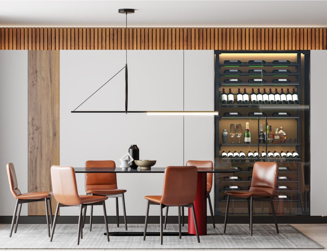 WEBKIT 13 - 116 Bottles, Modular metal wine rack- Frontenac | Wine Cave