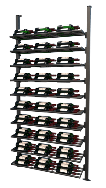 150-Bottle Frontenac Modular Metal Wine Racks | Wine Cave